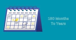 180 Months to Years: A Straightforward Conversion