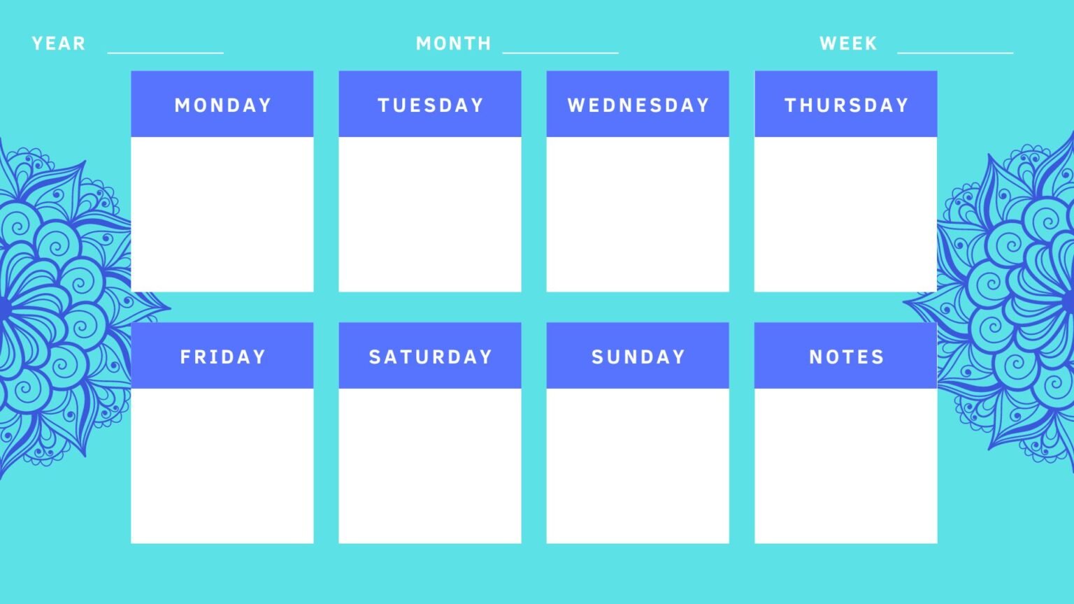 Free Printable Weekly Calendars