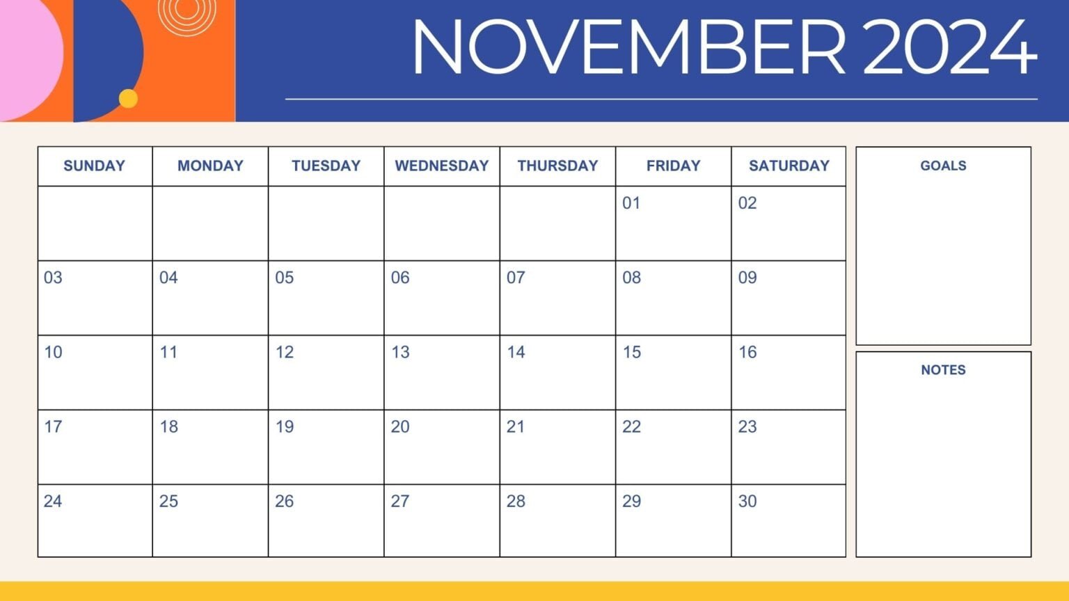 November 2024 Calendar