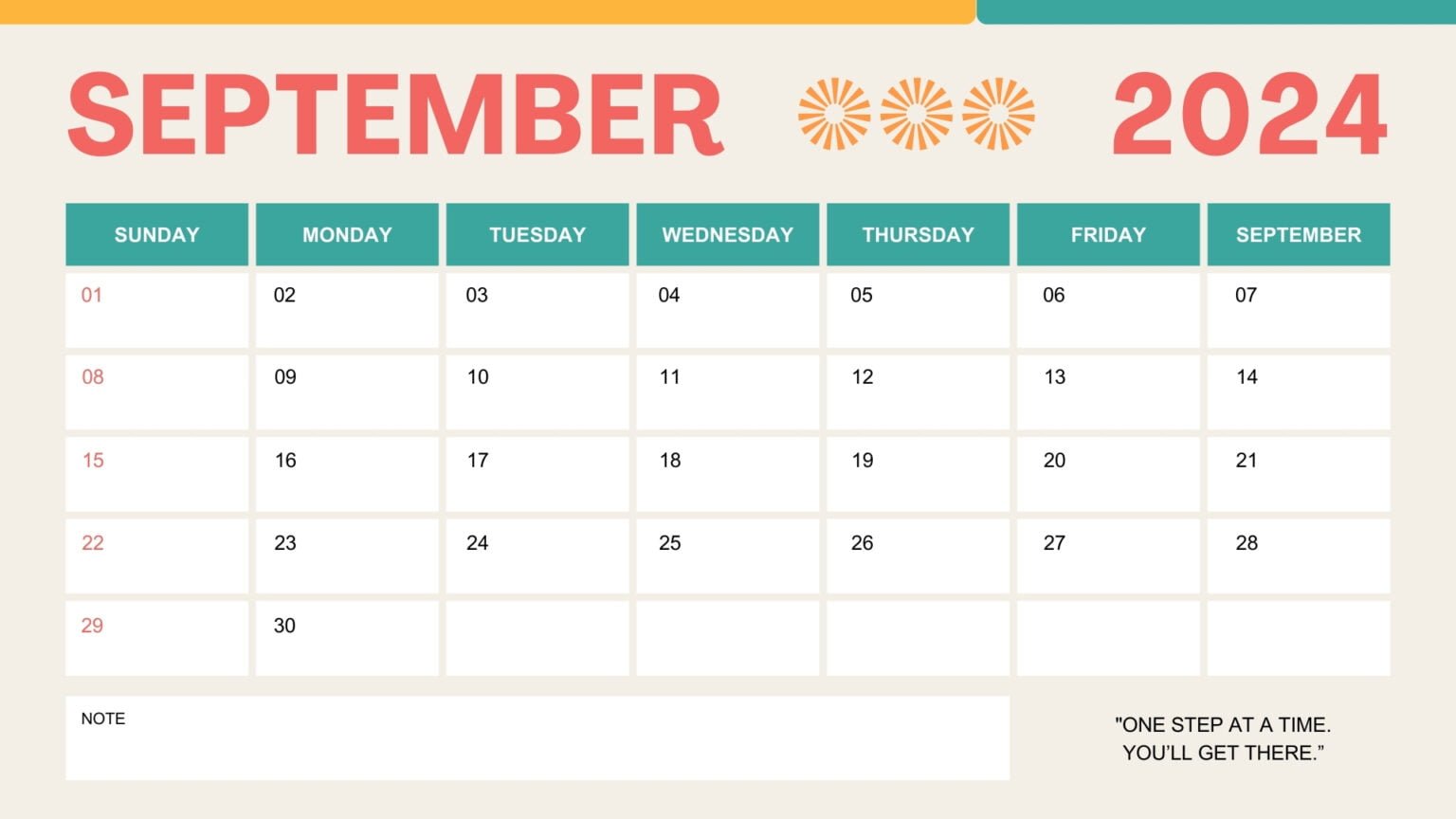 September 2024 Calendar